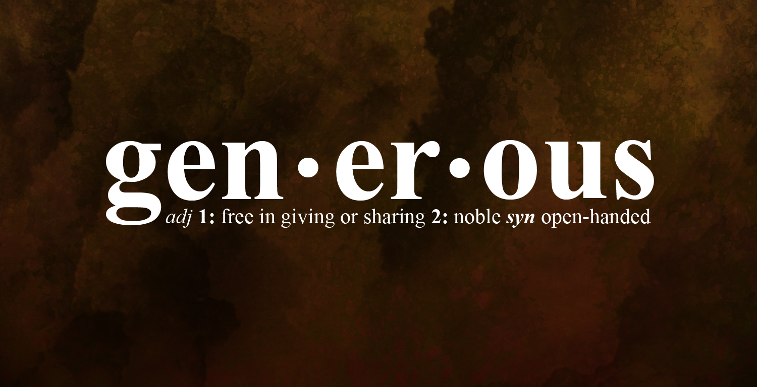 The Contagious Generosity of God – Matthew Erickson