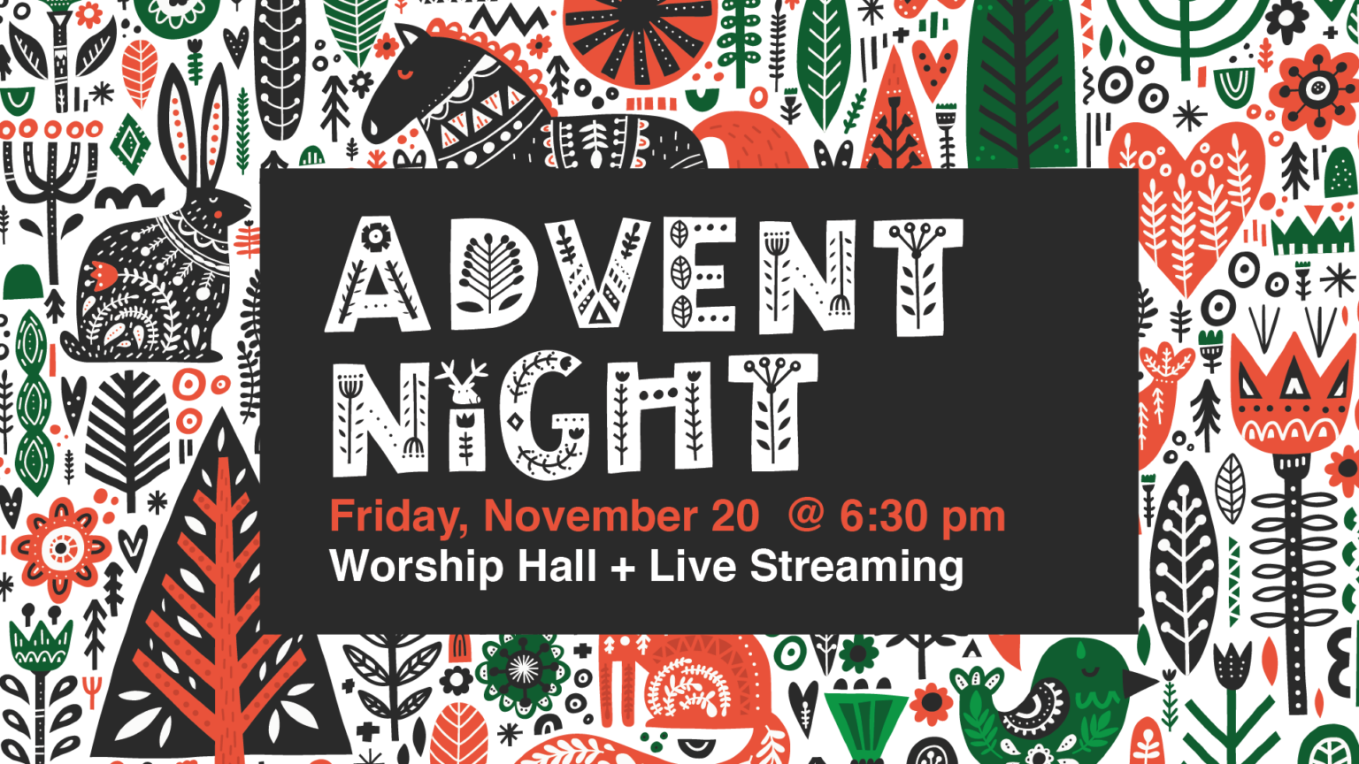 Advent Worship Night 2020 at Eastbrook Church – Matthew Erickson