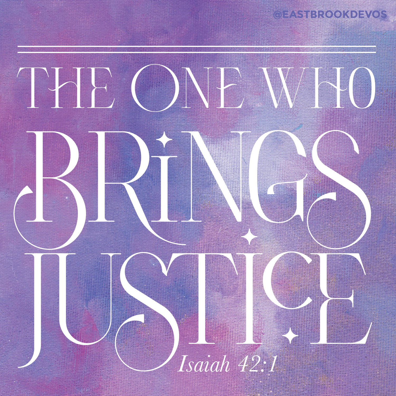 Third Sunday in Advent: The One Who Brings Justice – Matthew Erickson